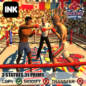 Second Life Marketplace - Boxing Statues Deco